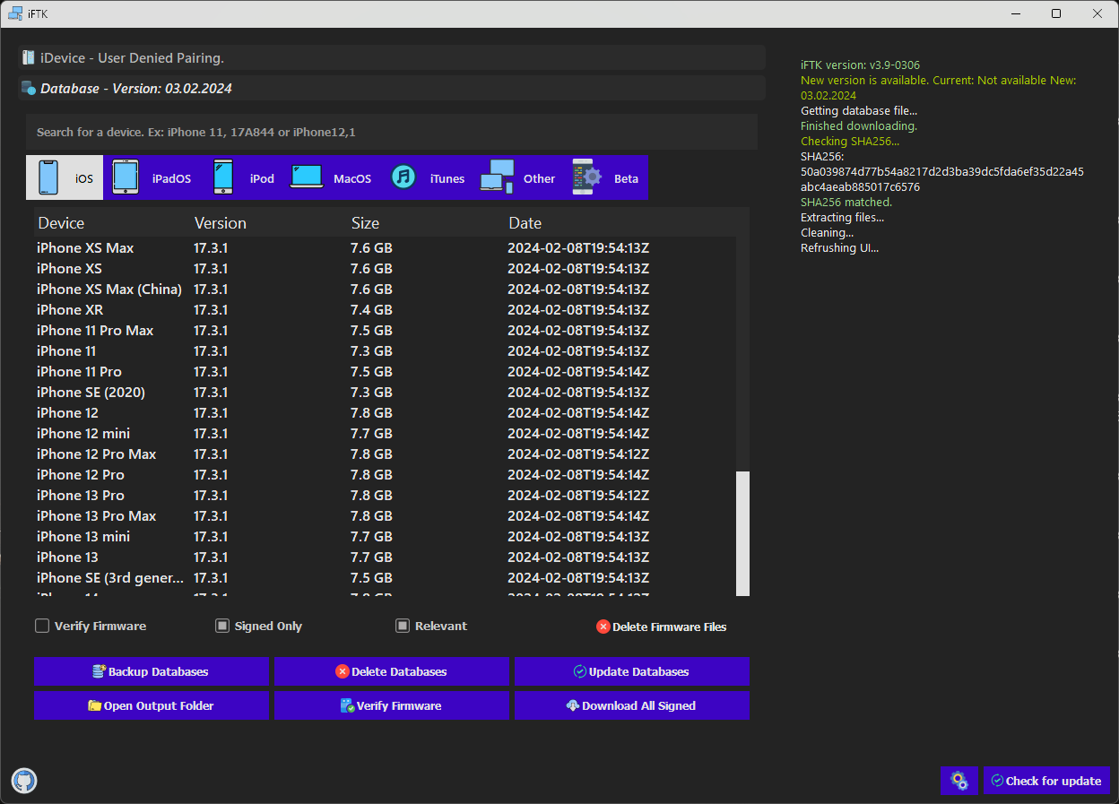iFirmware-Toolkit v3.9-0306 | iFirmware-Toolkit